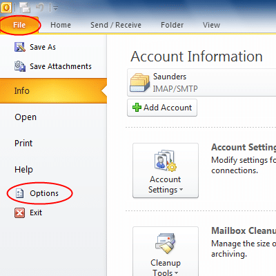 Disabling Auto-Archive in Microsoft Outlook